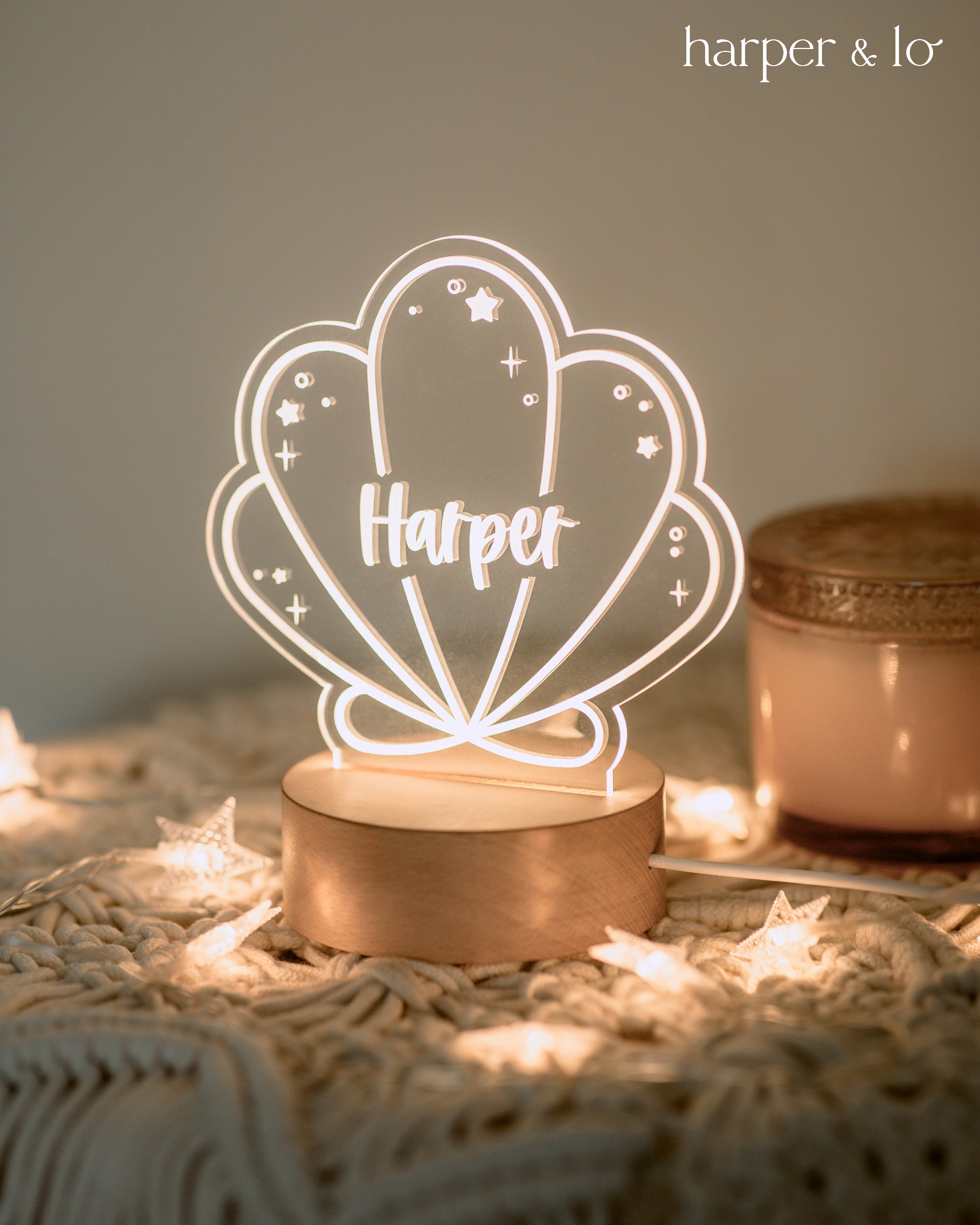 Seashell LED Light – Harper and Lo