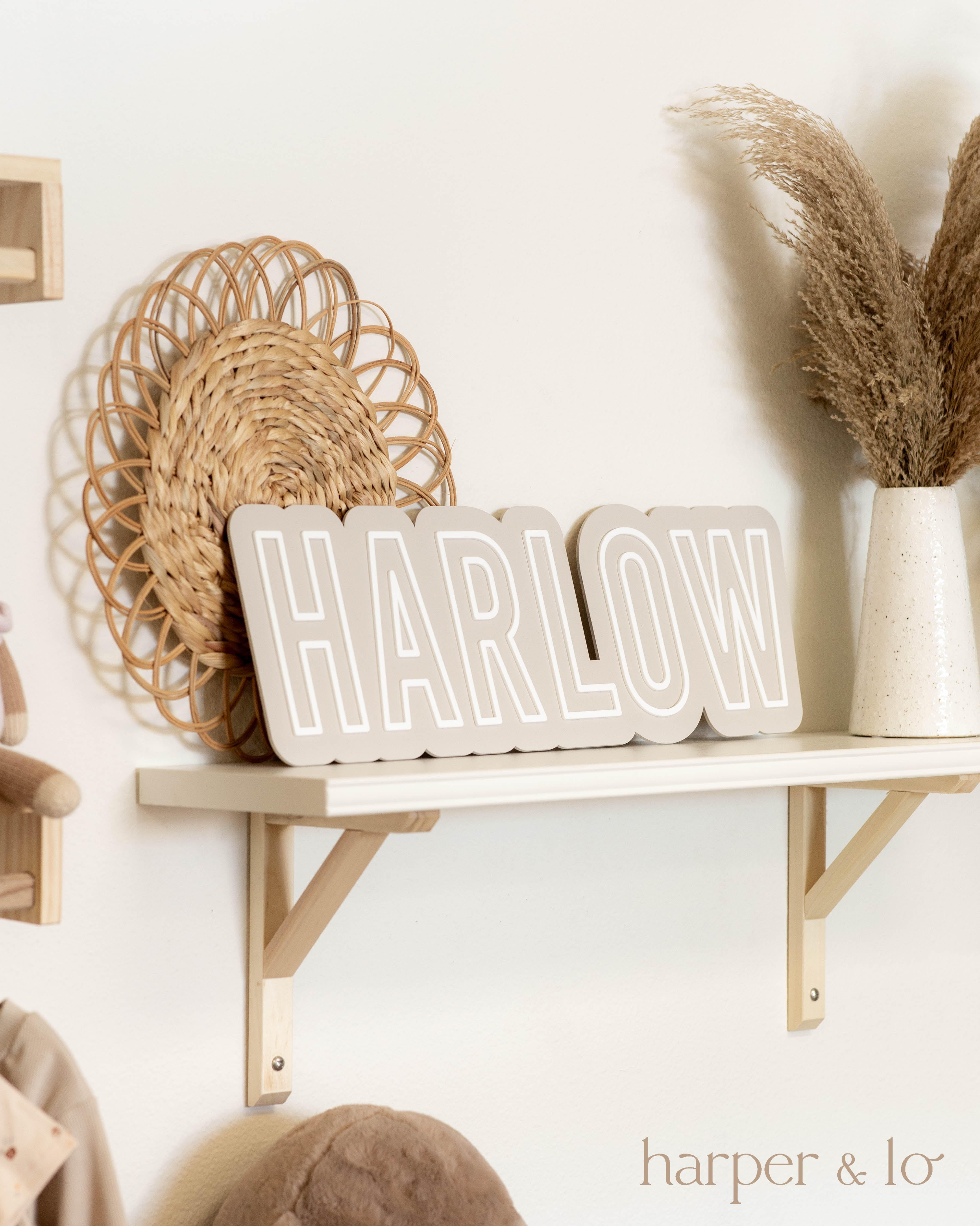 3D Custom Name Sign | Bold – Harper and Lo